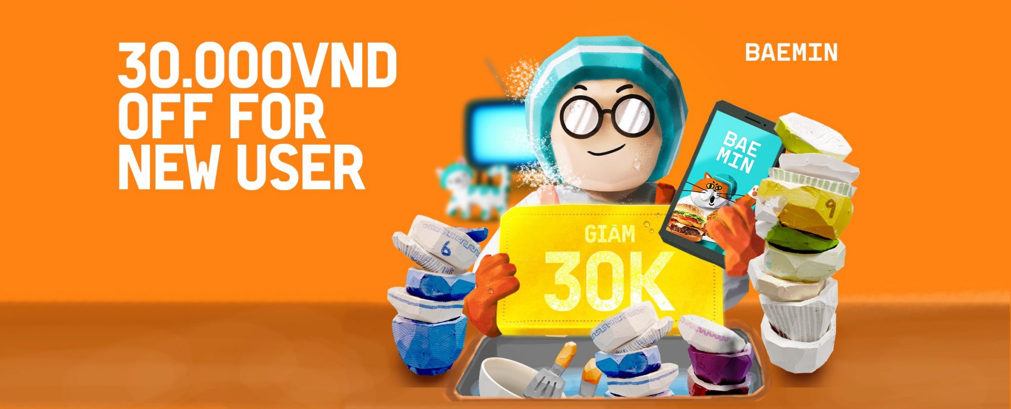 50% off up to 30,000VND at BAEMIN – bTaskee